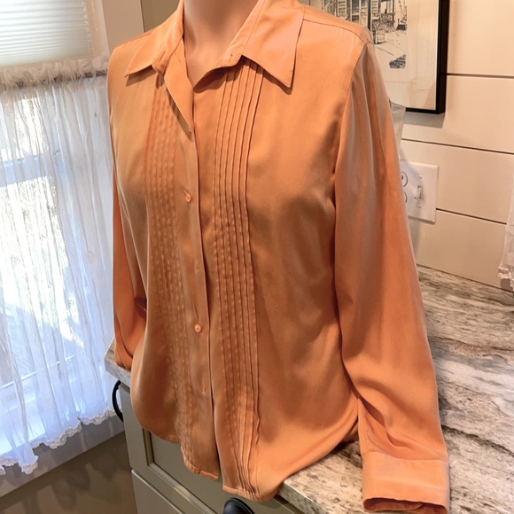 Casual Corner | Tops | Melon Color Gorgeous Blouse | Poshmark